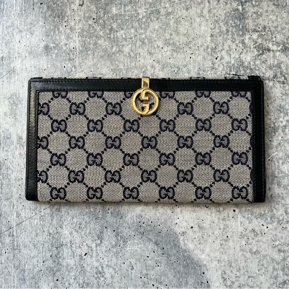 Gucci | Bags | Gucci Vintage Gg Long Wallet Clutch | Poshmark